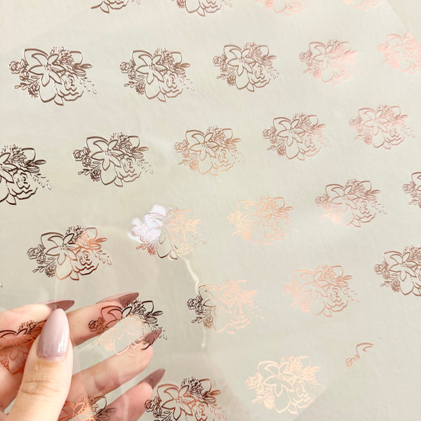 Autumn Florals - Set of 2 Acetate Sheets – Rose Colored Daze