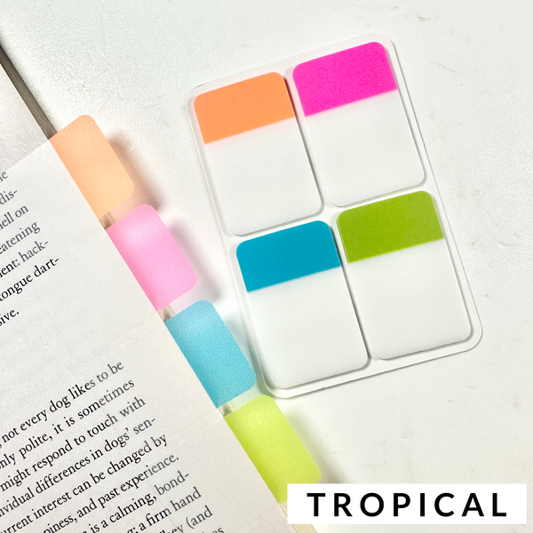 Transparent Page Flags/Page Tabs – Rose Colored Daze