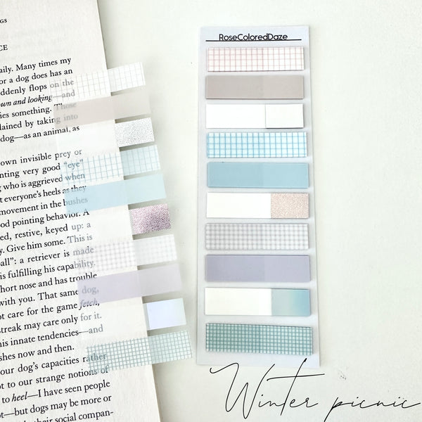 Translucent Page Flags - Prints & Shimmers Collection – Rose Colored Daze