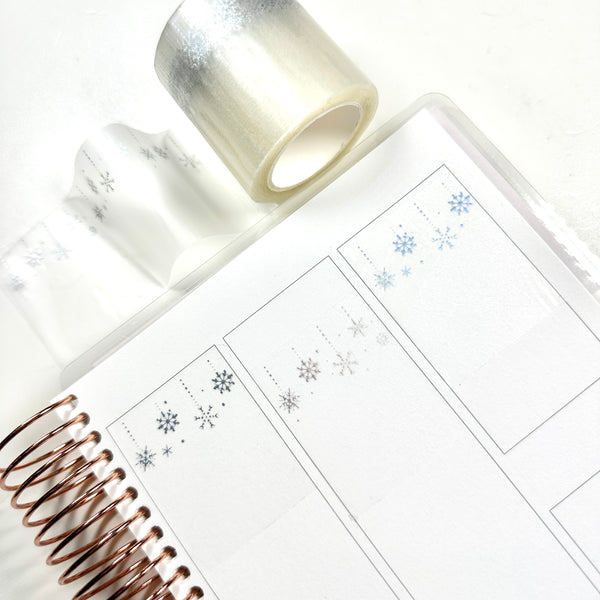 Perforated Overlay Tape- Winter Flurry Collection – Rose Colored Daze