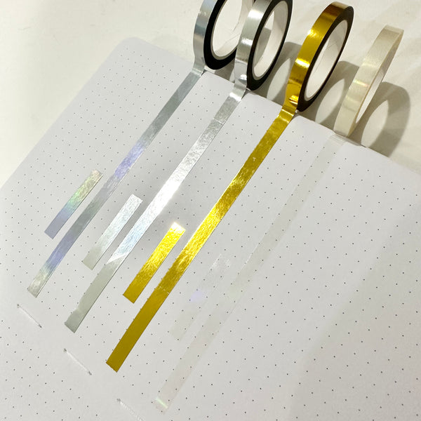 Perforated Header Overlay Tape- Full Foil Design – Rose Colored Daze